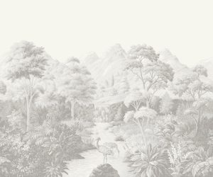 Malvern Neutral Wallpaper Mural | M&L Paints & Paper
