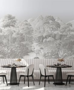 Malvern Neutral Wallpaper Mural | M&L Paints & Paper