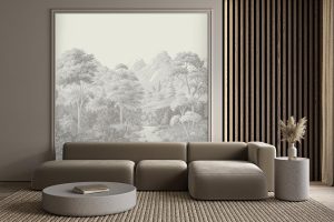 Malvern Neutral Wallpaper Mural | M&L Paints & Paper